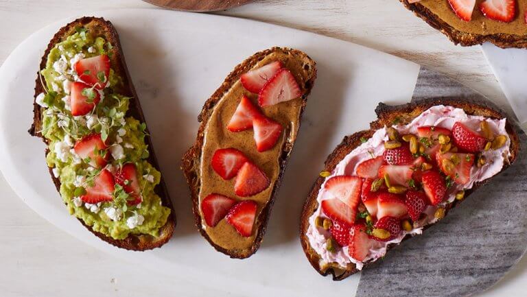 Strawberry Toast 4 Ways | California Strawberry Commission