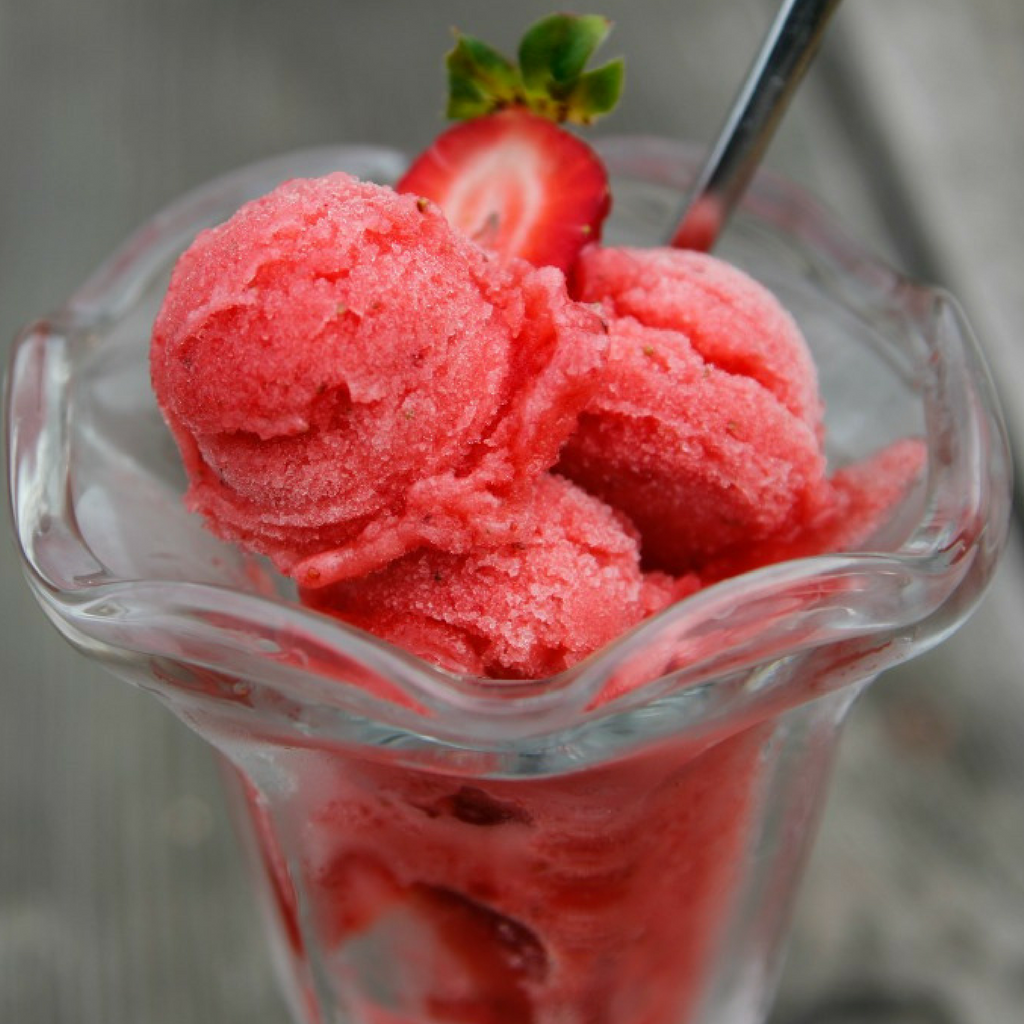 Strawberry-Ginger Sorbet - California Strawberry Commission
