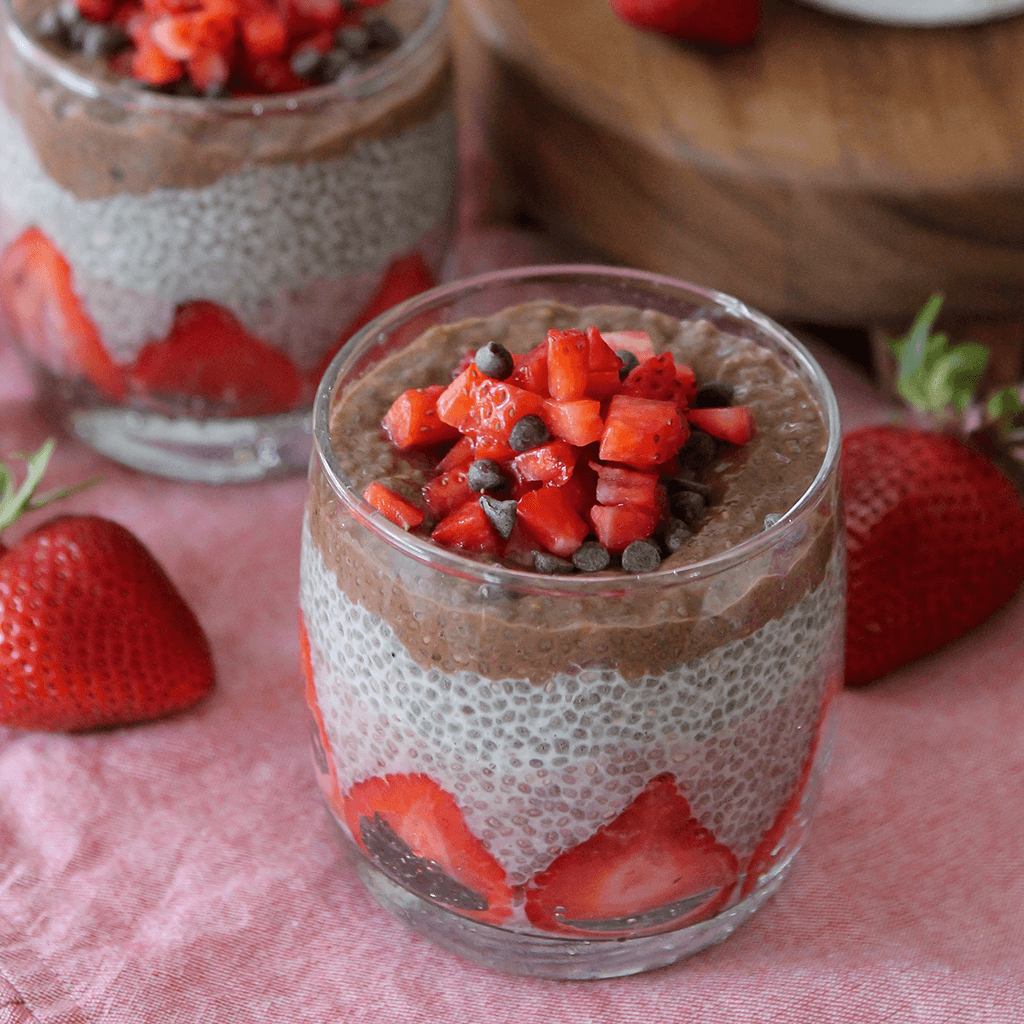Neapolitan Chia Pudding - California Strawberry Commission