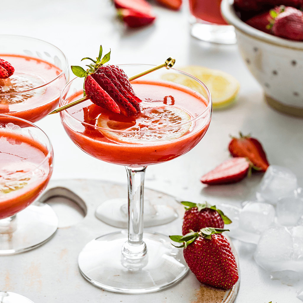 Strawberry Lemonade Cooler Recipe | California Strawberries