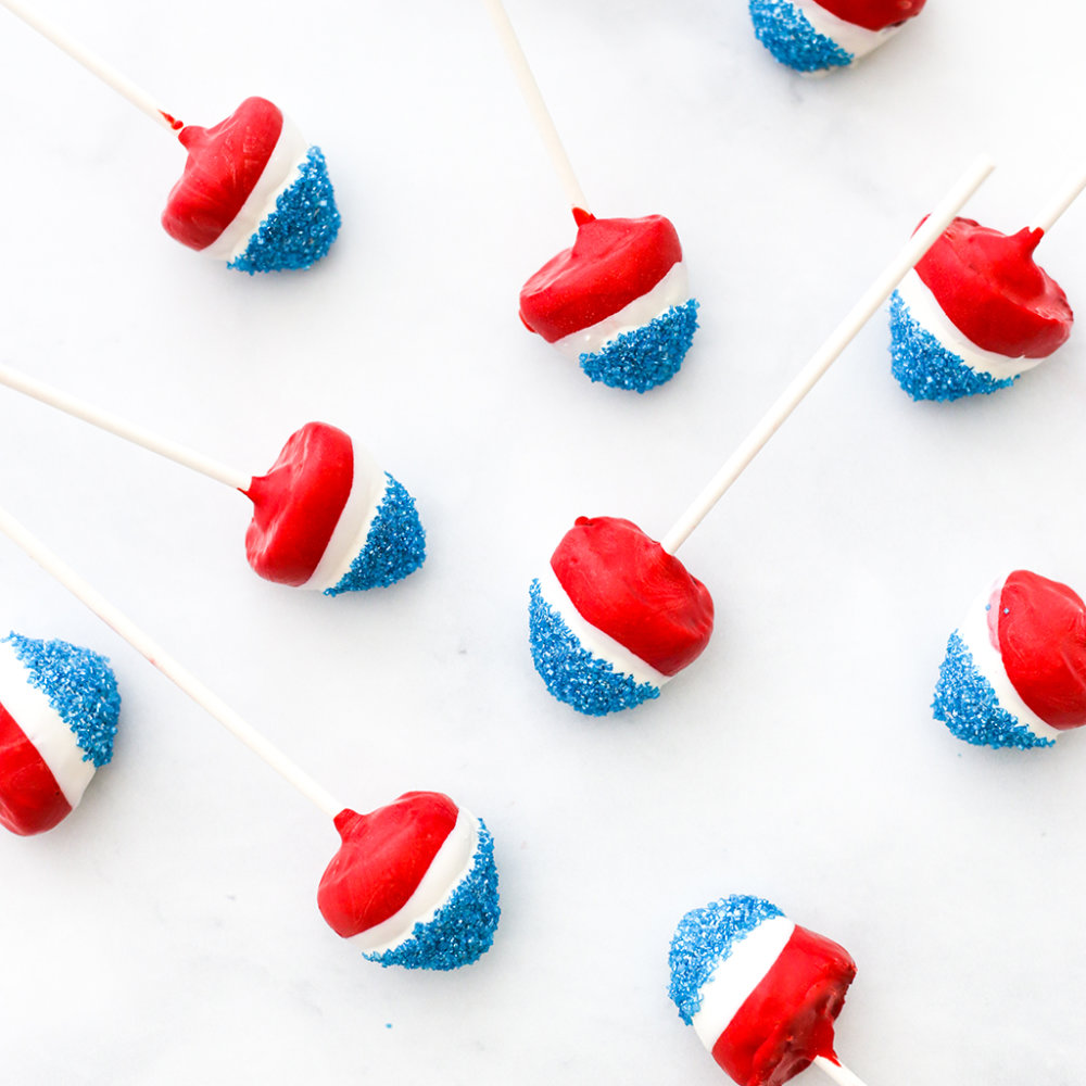 Strawberry Firecracker Pops - California Strawberry Commission