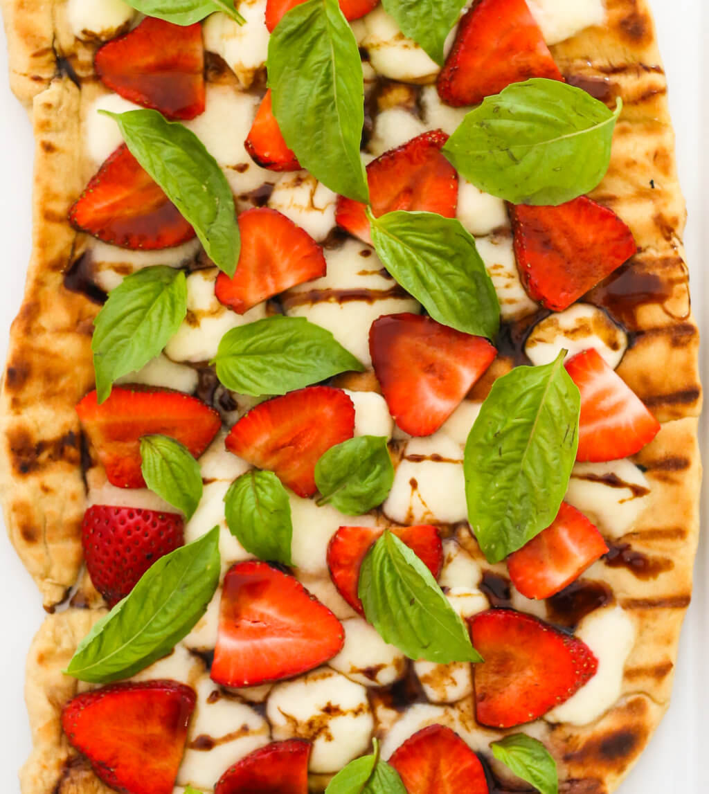 Grilled Strawberry Summer Flatbread - California Strawberry Commission