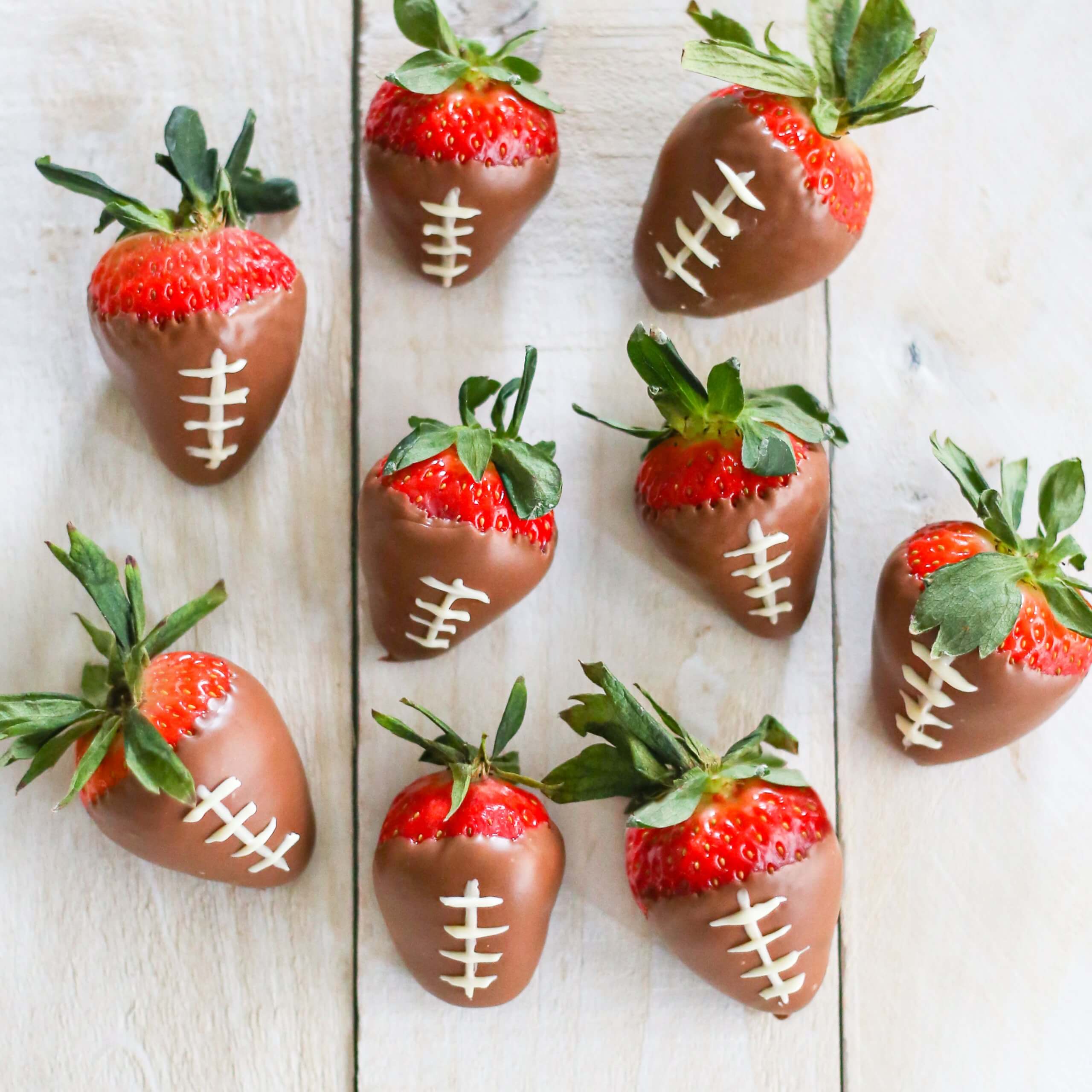 Strawberry Footballs - California Strawberry Commission