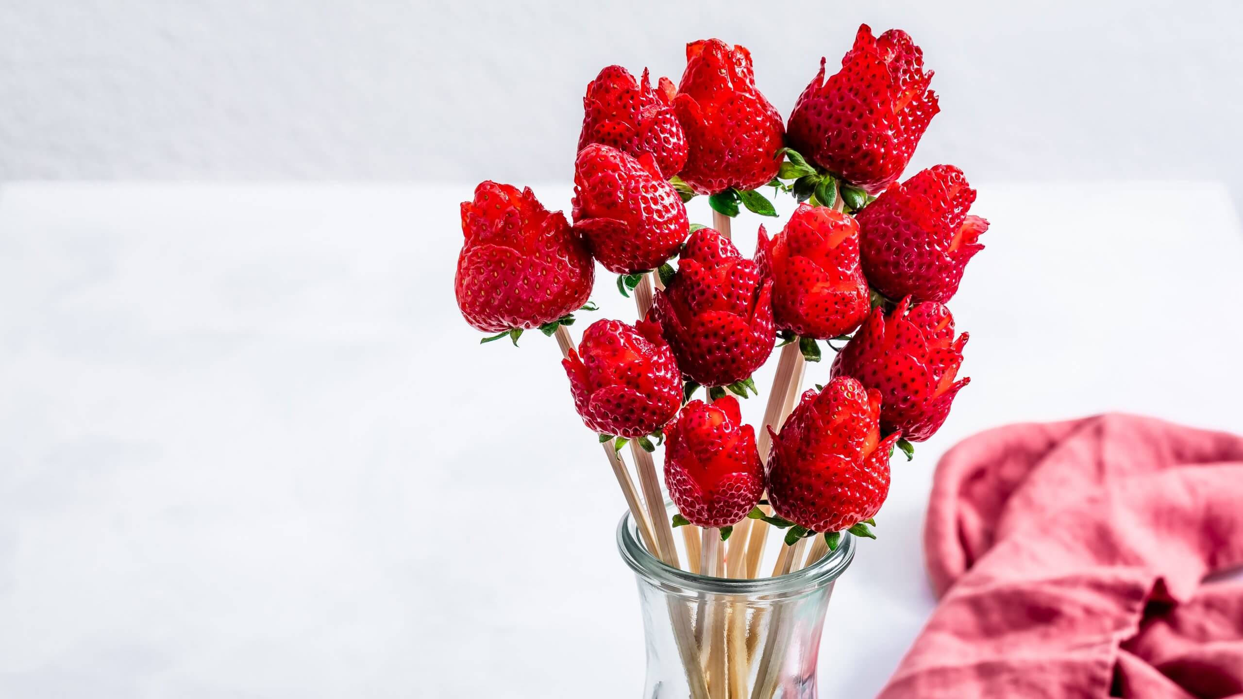 Make a Strawberry Rose | Strawberry Roses | California Strawberries