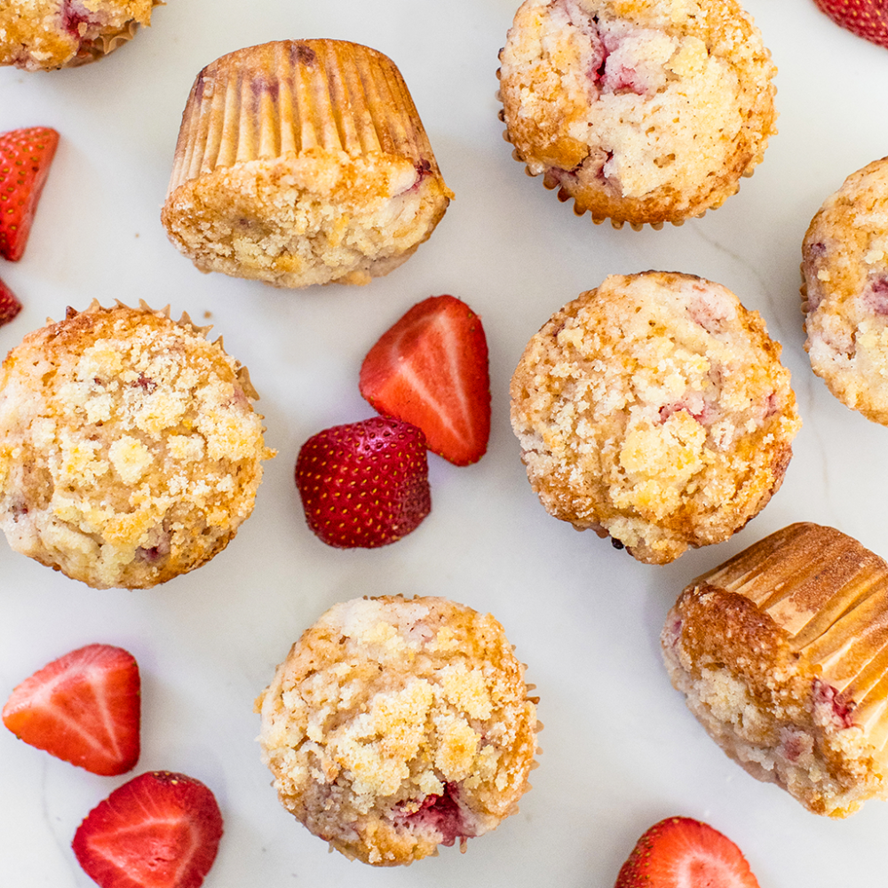 Fresh Strawberry Streusel Muffins - California Strawberry Commission
