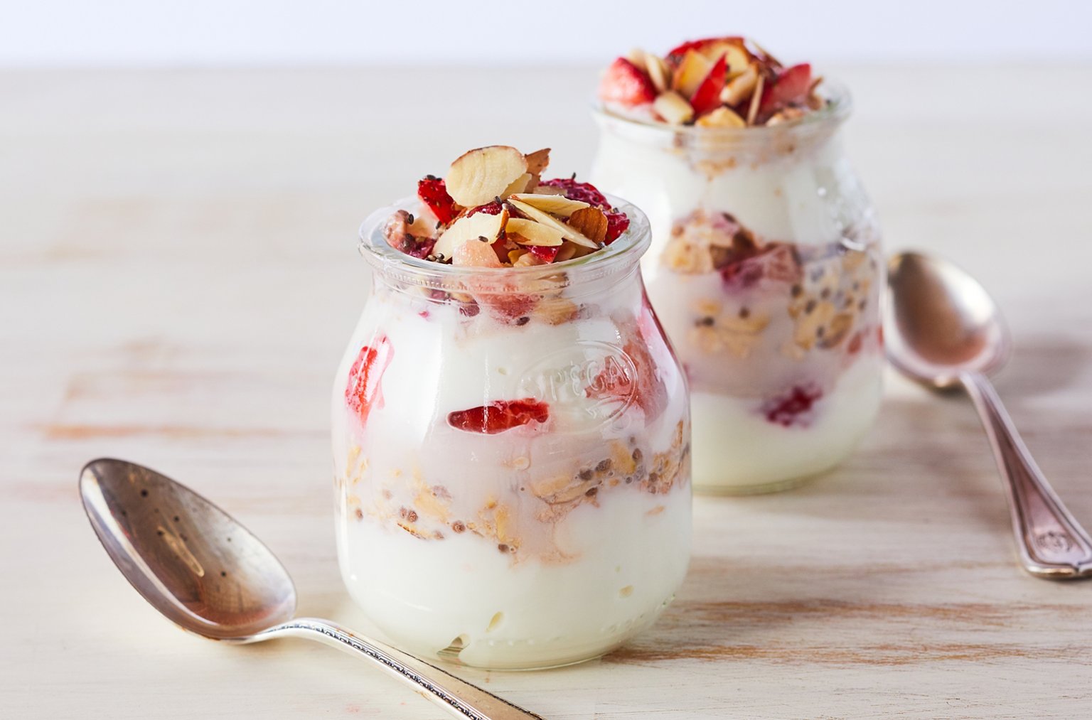 quinoa parfait horizontal - California Strawberry Commission