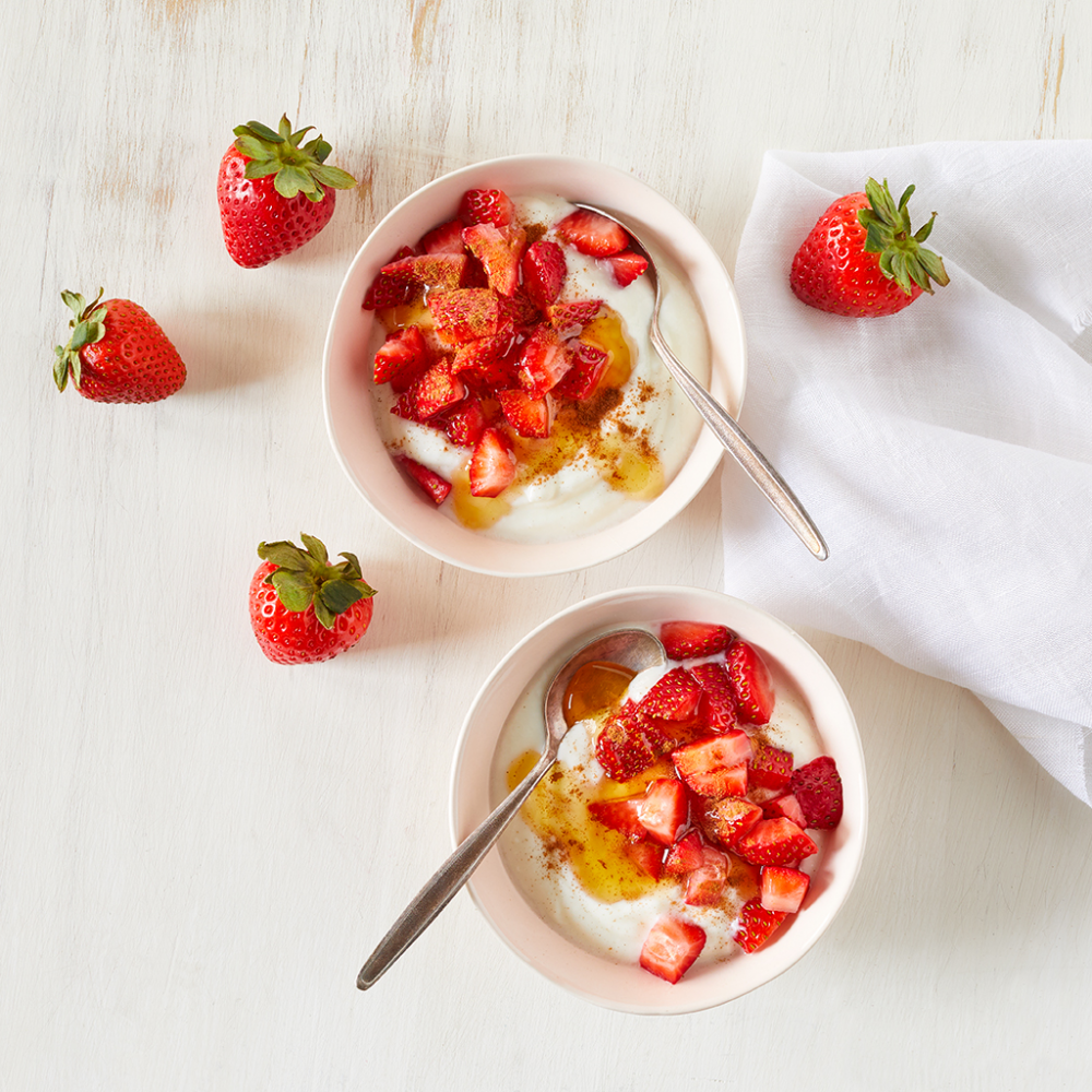 Strawberry & Cinnamon Breakfast Bowl | California Strawberries