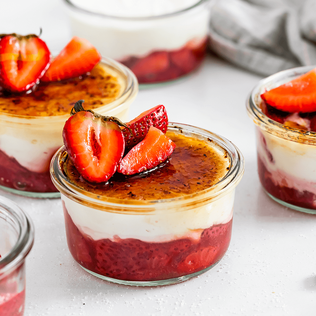 Strawberry Breakfast Brûlée - California Strawberry Commission
