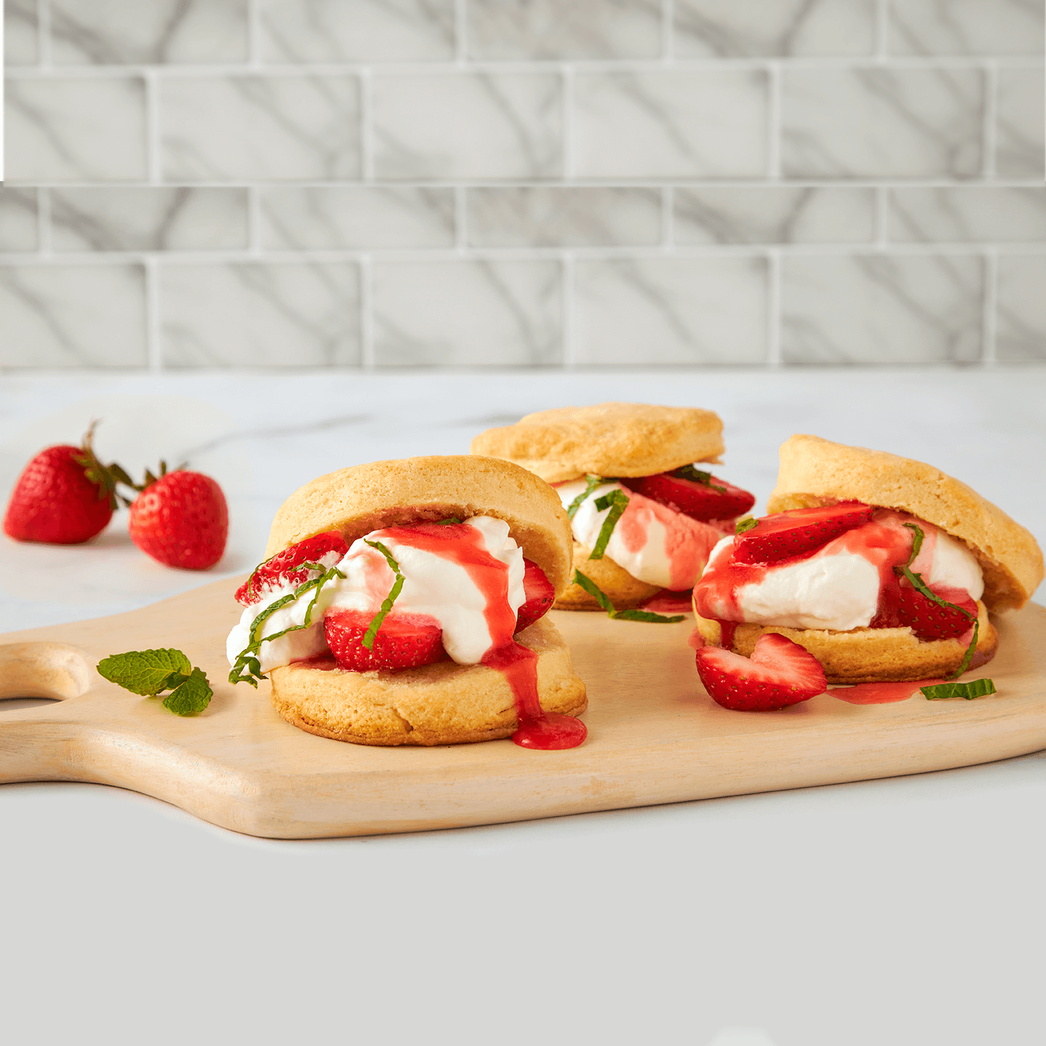 Strawberry Shortcake Sliders | California Strawberry Commission
