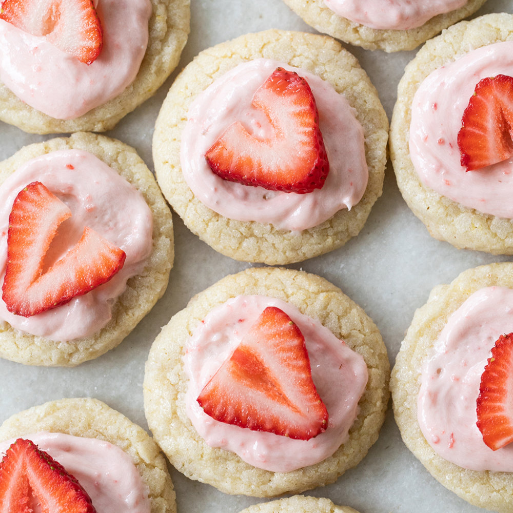 Strawberry Lemonade Sugar Cookies - California Strawberry Commission