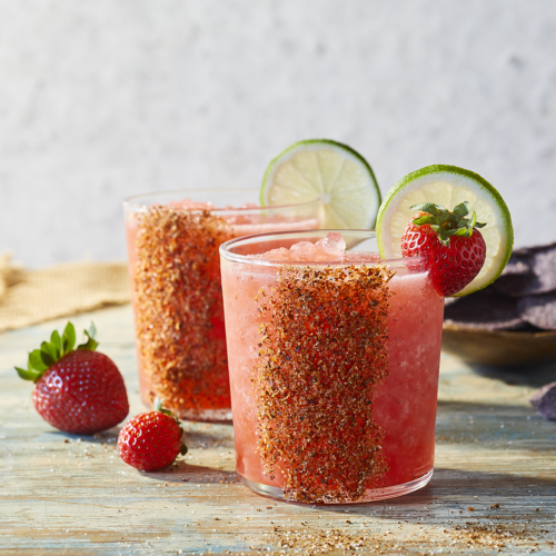 Tajin Margarita with Strawberries - California Strawberry Commission